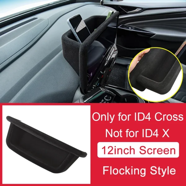 Car Dashboard Navigation Storage Box Holder for VW ID3 ID.3 ID4 ID.4 ...